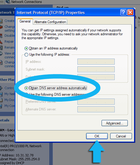 Windows XP - Manually Enabling or Disabling Comodo Secure DNS Service ... Windows XP - Manually Enabling or Disabling Comodo Secure DNS Service ...